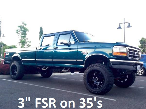 1992-1997 FORD F-250/350 Shackle Reversal Kits (OBS Spring) – Sky's ...