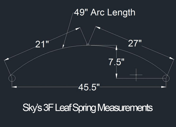 Toyota Front 3F Leaf Springs (pair) – Sky's Offroad Design